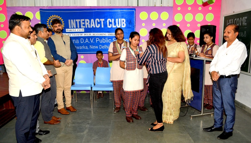 Interact Club of M L Khanna D.A.V Public School, Dwarka: August 2019