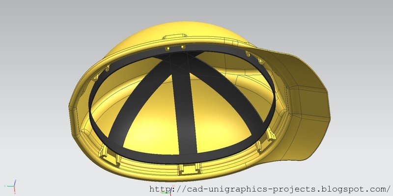 CAD designs by Ivan: Worker helmet (free CAD download file)