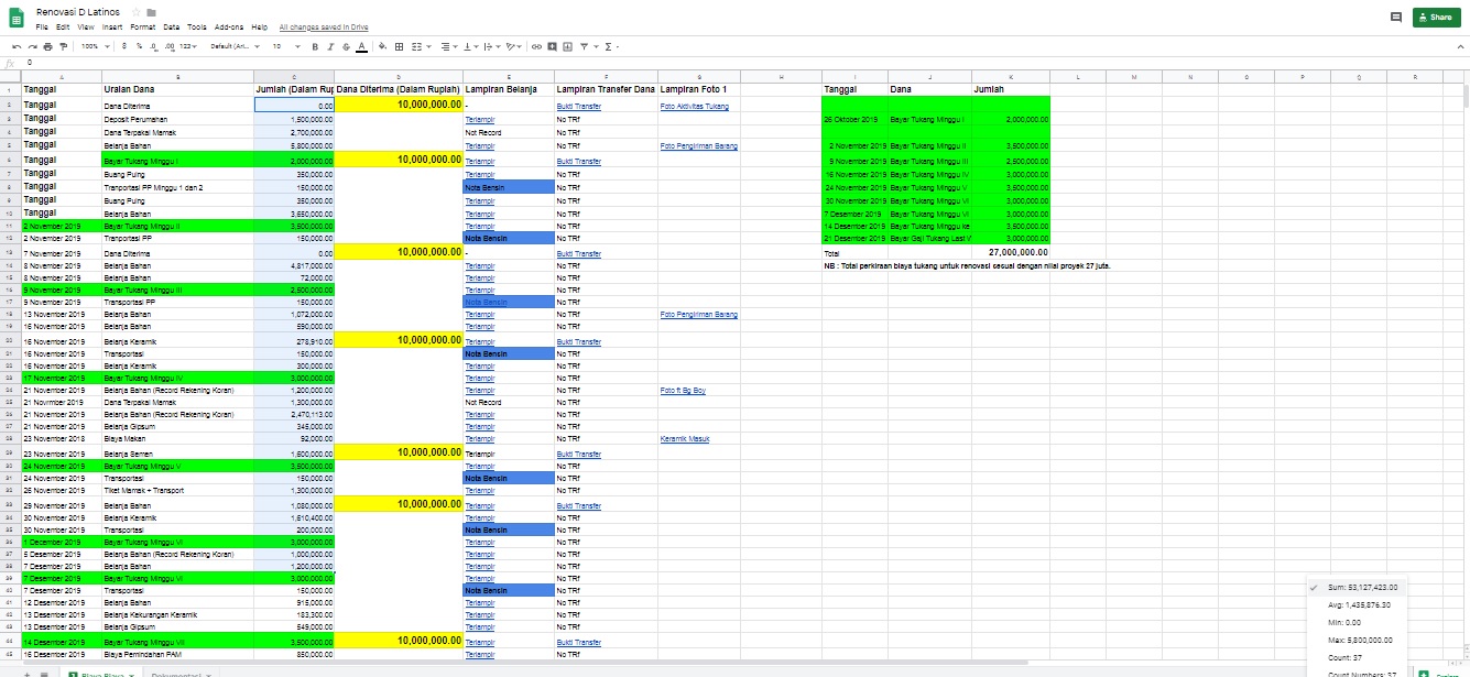 Cara Menggunakan Mircosoft Excel Offline dan Online (Spreadshet) Bagi ...