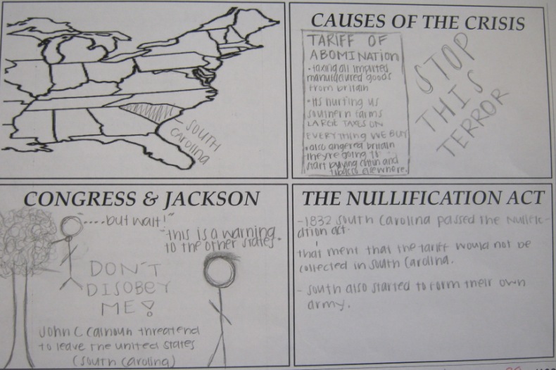 Mr Gray History: Student Work - The Nullification Crisis