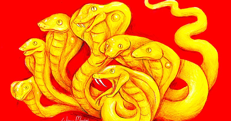 Indonesian Folklore (Folklor Indonesia): The Legend of the Seven-Headed ...