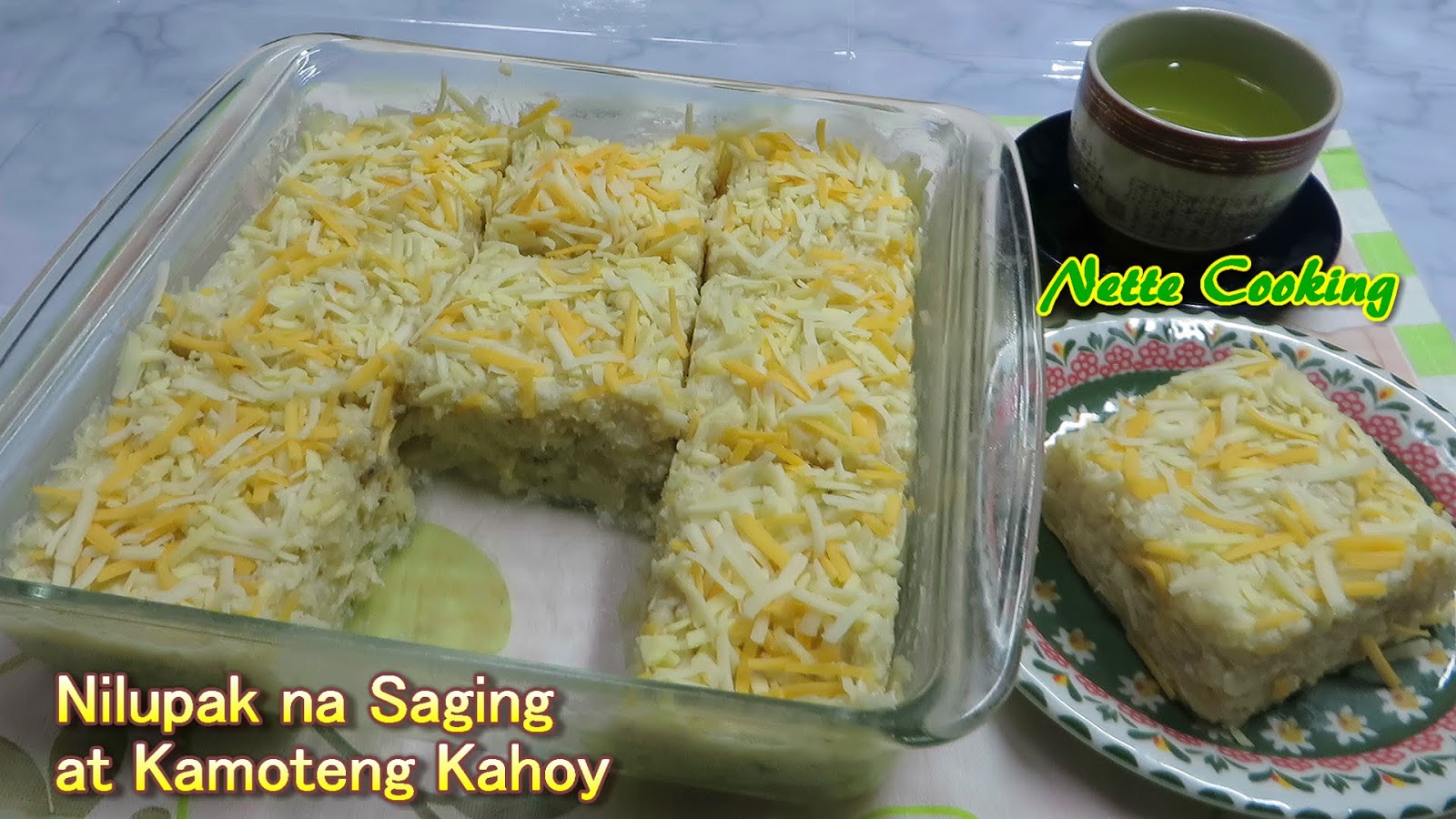 "Nette Cooking": "Nilupak na Saging at Kamoteng Kahoy"