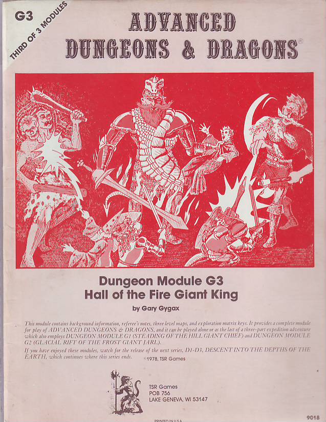 Quag Keep: G3 Hall of the Fire Giant King