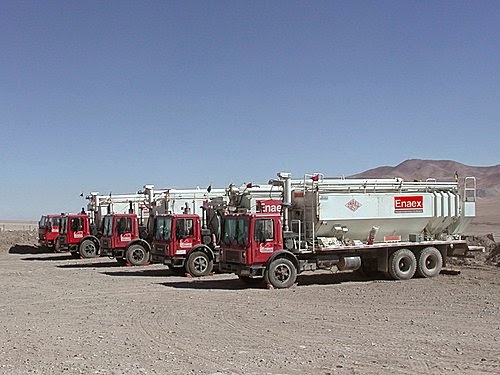 PREVENCION, SEGURIDAD Y MEDIO AMBIENTE: Transporte De Camiones Explosivos