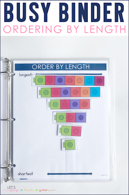 Busy Binder Activities | Lets Play.Learn.Grow