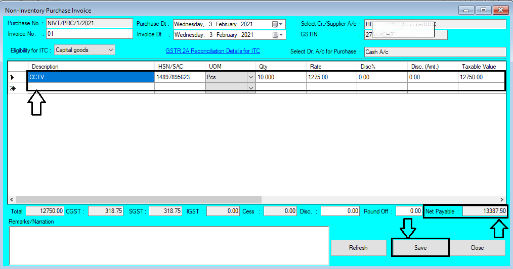 Non-Inventory Purchase Help Guide