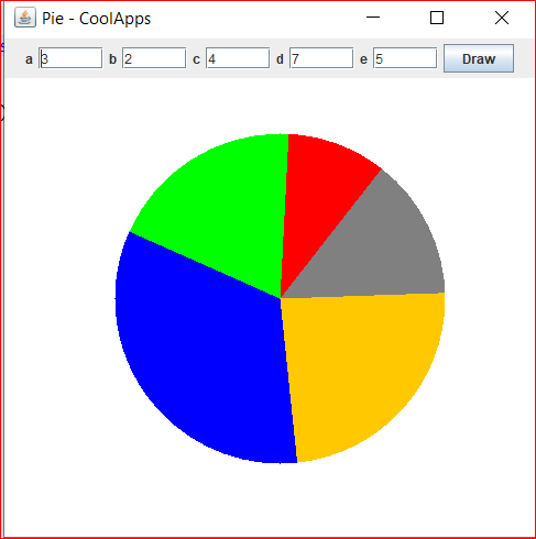 Drawing Simple Pie Chart