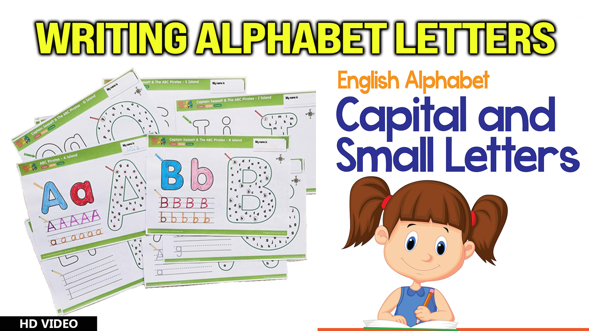 Writing English Alphabet Letters For Kids | Alphabet Writing Practice ...