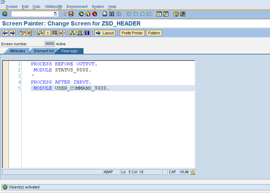 SAP TECH: Module pool programming using SE38