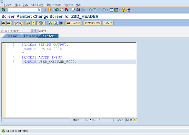 SAP TECH: Module pool programming using SE38
