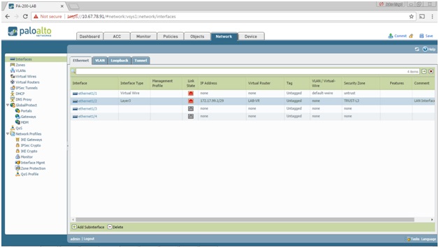 My Palo Alto Networks PCNSE Journal: Configuring Zones, Virtual Router ...