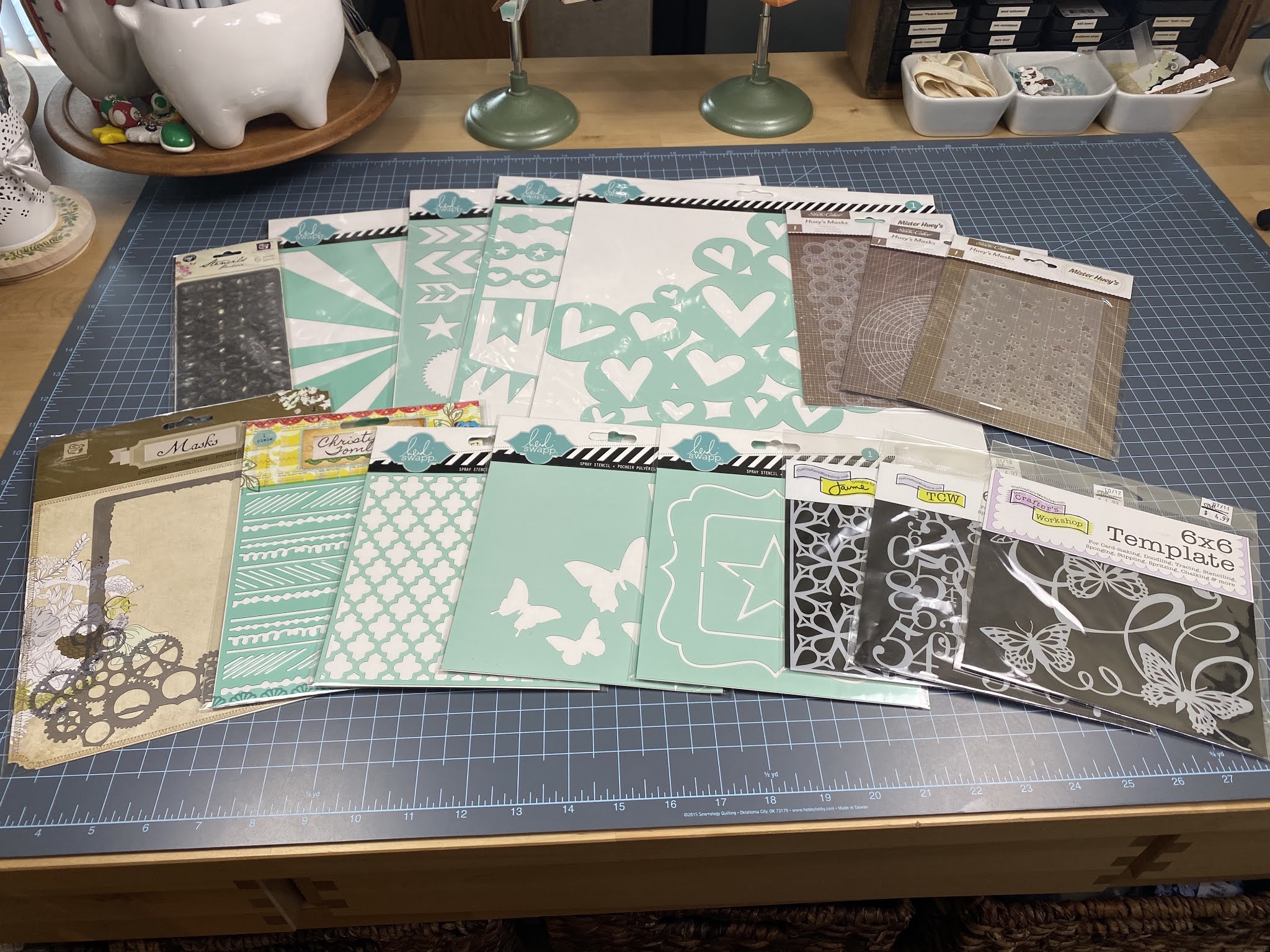 The Jule Box Shop: Mega Stencil De-Stash Bundle!