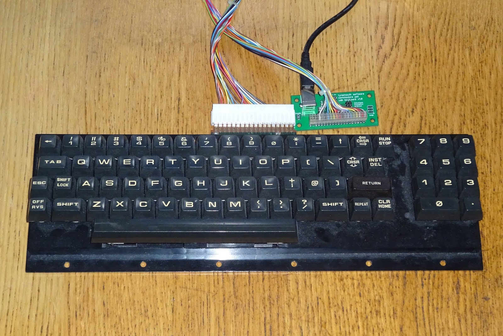 Tynemouth Software: Commodore PET USB keyboard / Keyboard testers