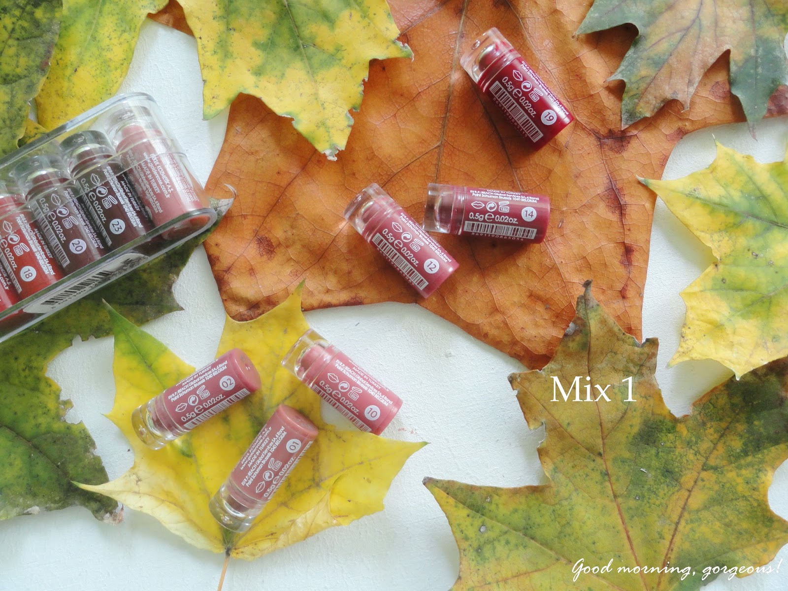 Golden Rose mini mat karmini - Mix 1 i 2 - Good morning, gorgeous!