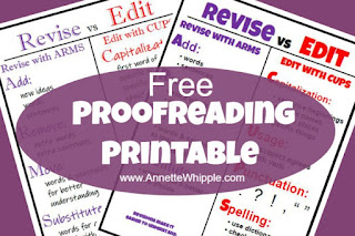 Proofreading Printable {FREE} - Annette Whipple, Nonfiction Children's ...