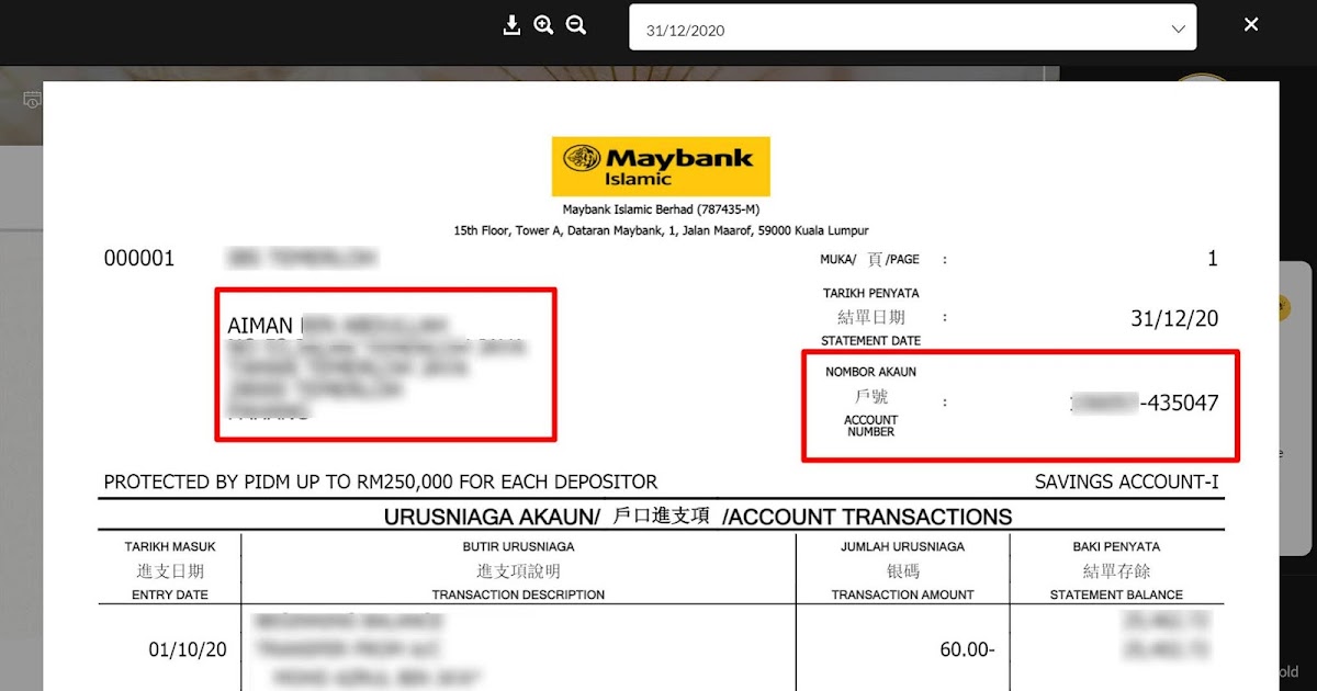 Contoh Statement Bank Maybank - StellaknoeEverett