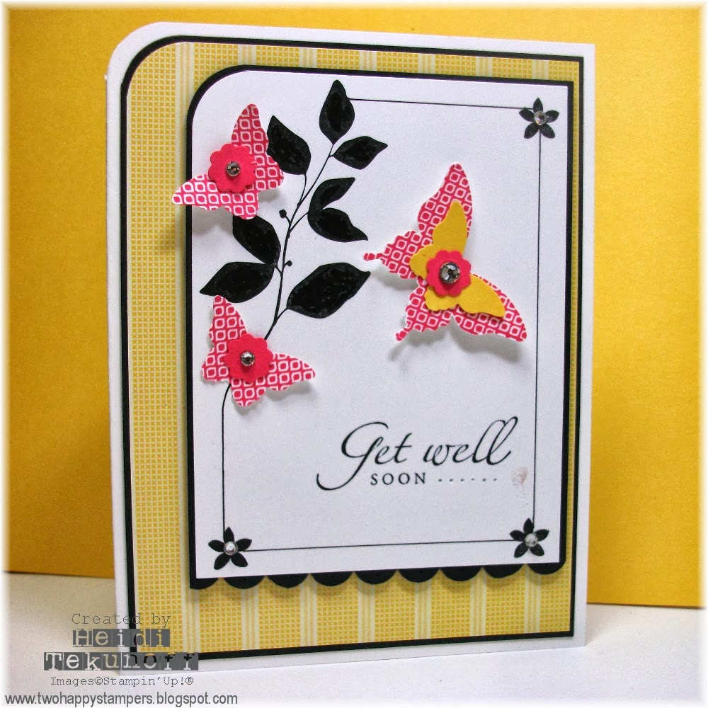 Two Happy Stampers: Get Well Doodle Card