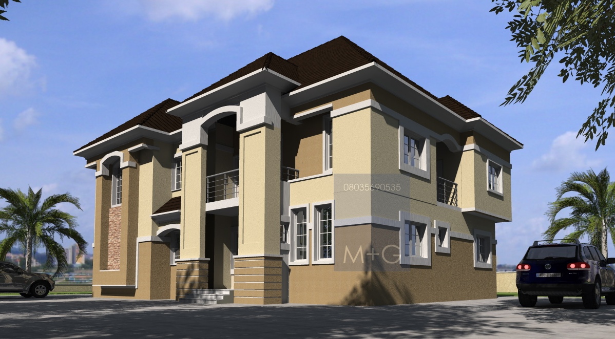 Contemporary Nigerian Residential Architecture: 5 bedroom Maisonette ...