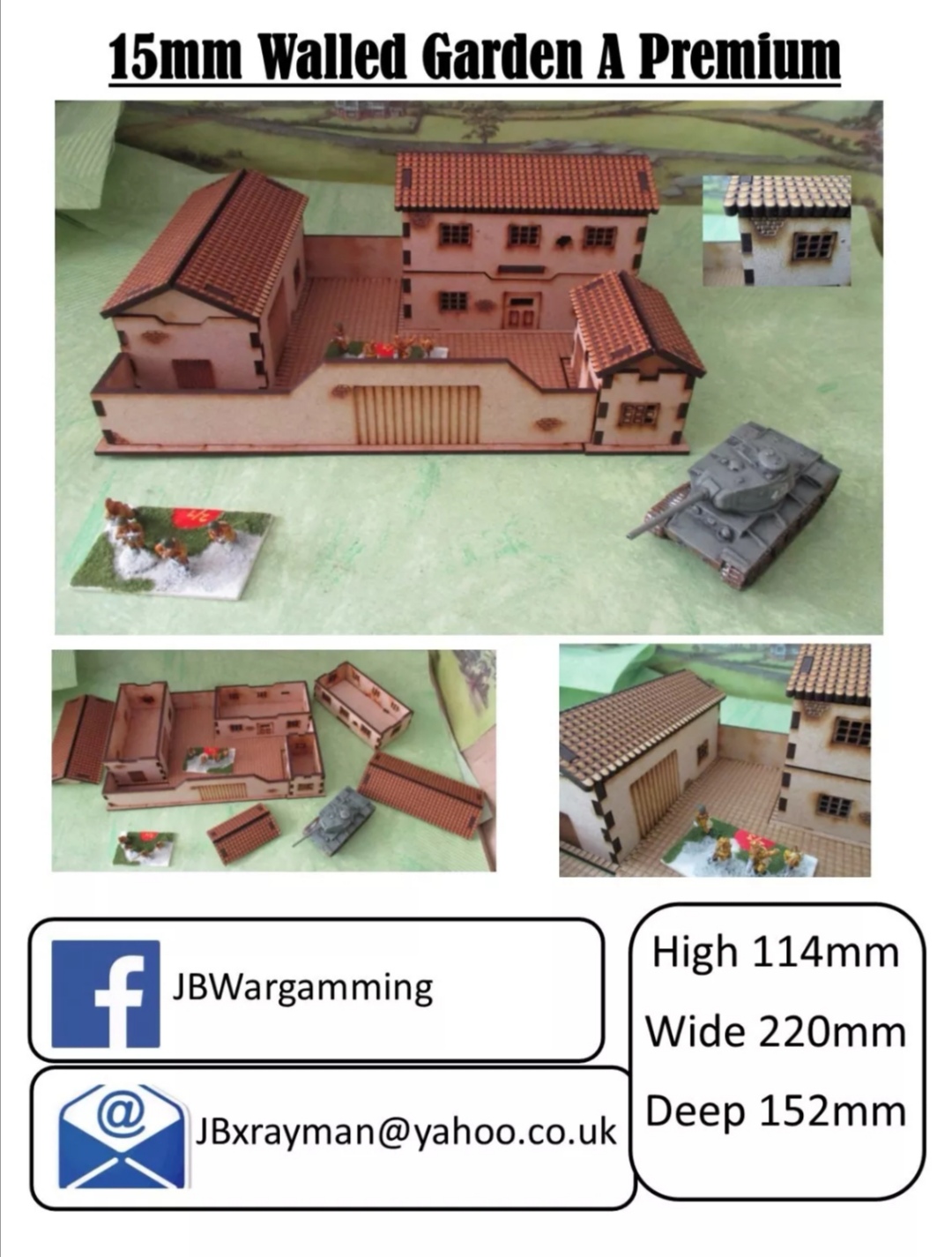 Jabba's Wargaming: 15mm Buildings