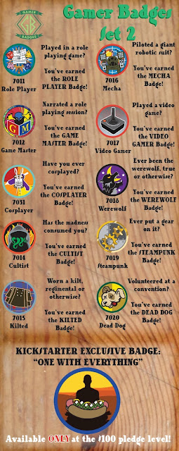 The Other Side blog: Kickstart Your Weekend: Gamer Badges Set 2