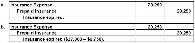 Accounting Questions and Answers: EX 3-14 Adjusting entries for prepaid ...