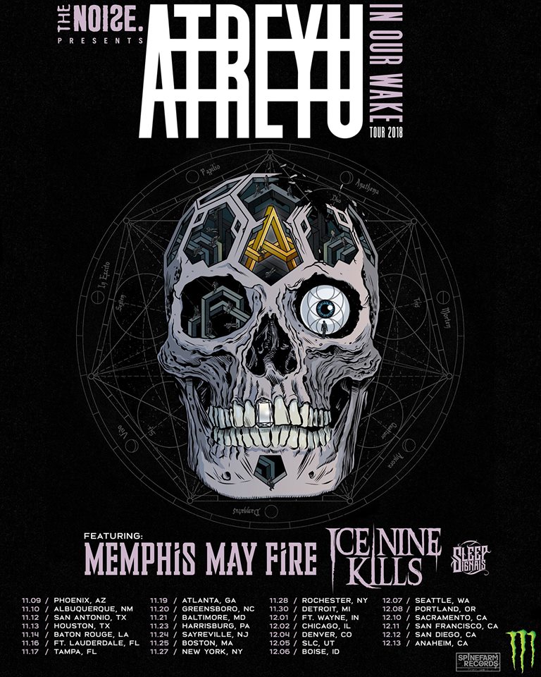 Atreyu Announces "In Our Wake" Tour! | NataliezWorld