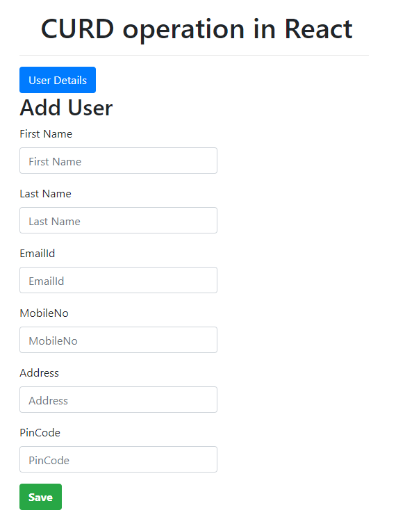 mithilesh kumar singh: CRUD Operations In React Js with Axios Using Web ... mithilesh kumar singh: CRUD Operations In React Js with Axios Using Web ...