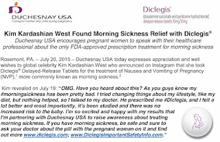 Pharma Marketing Blog: Kim Kardashian's Diclegis Instagram Post Raises ...