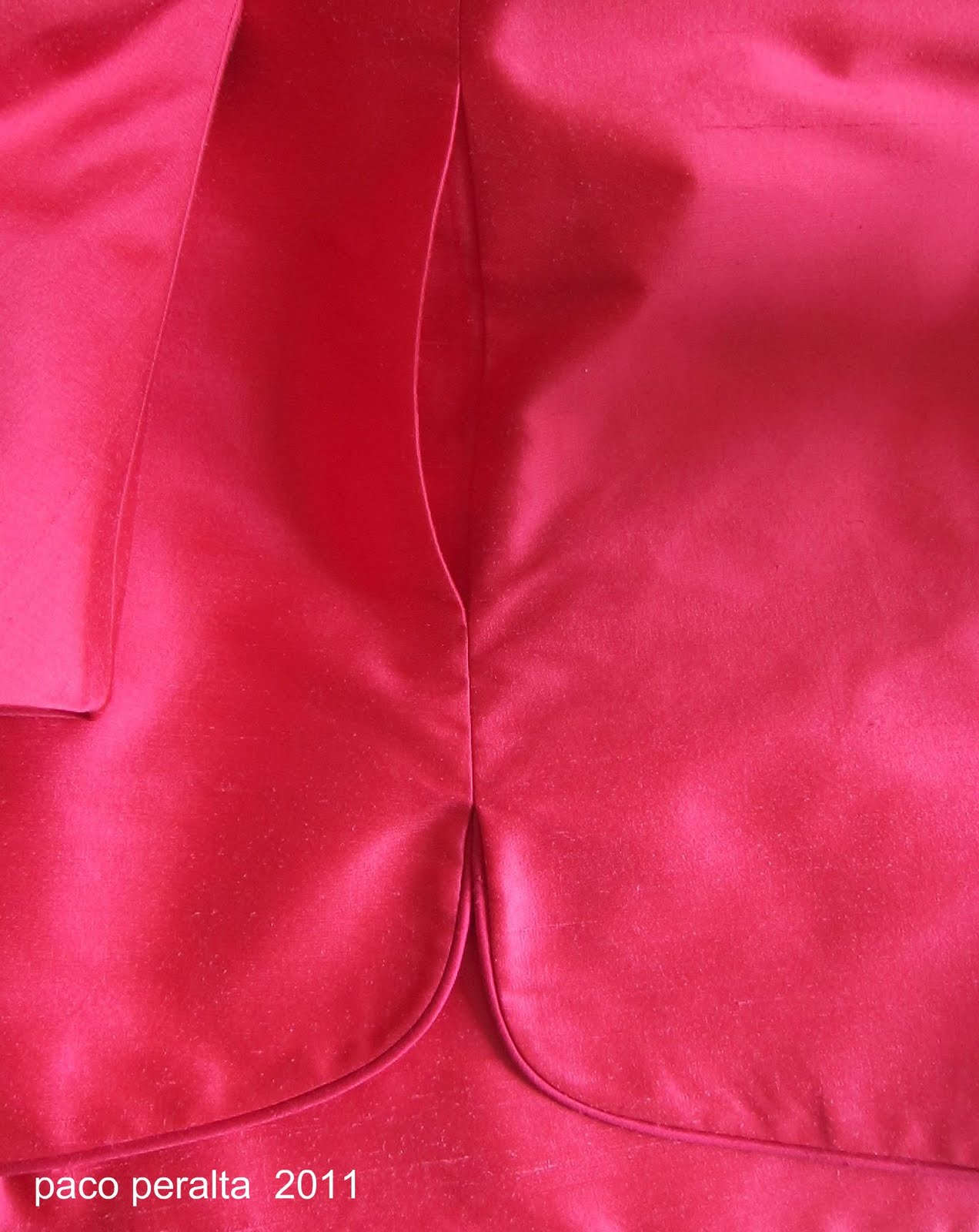 BCN - UNIQUE designer patterns: CHAQUETA (Chinese-style "Coolie" jacket).-