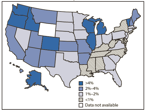Rural states with declining immunization rates have increasing ...