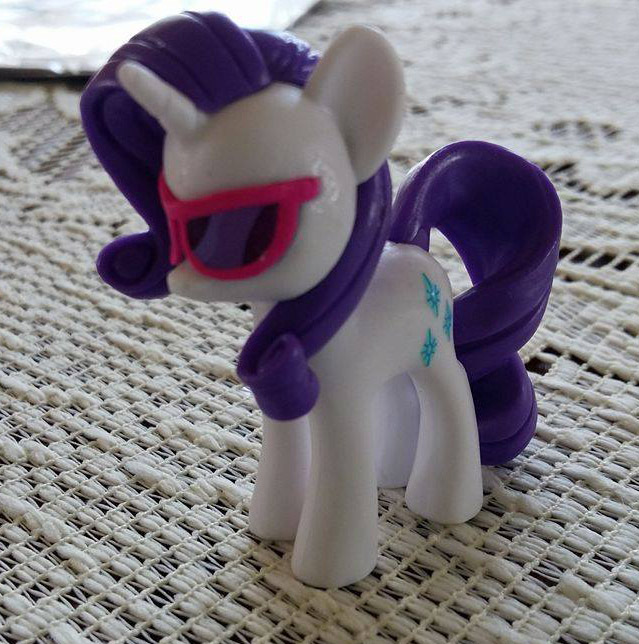 Rarity With Sunglasses Free With This Months Magazine | MLP Merch