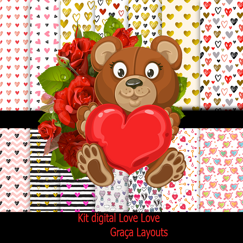 Kit digital Love love Free