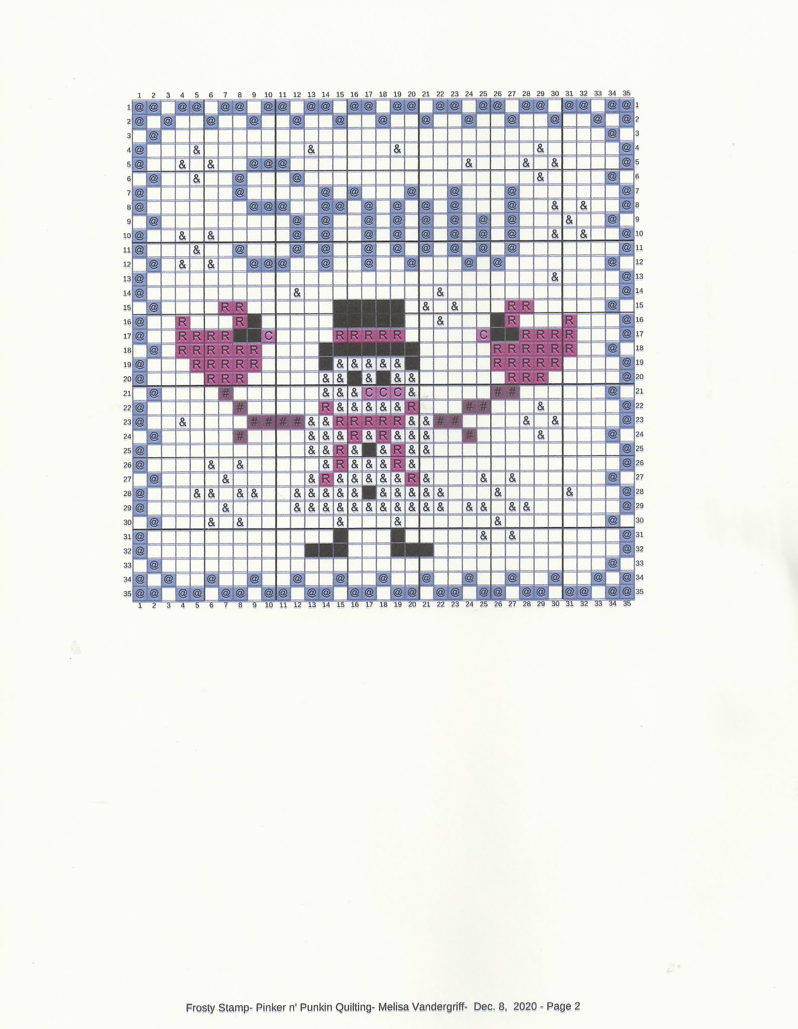 Pinker n Punkin Quilting & Stitching: Frosty Stamp - A Little Winter ...