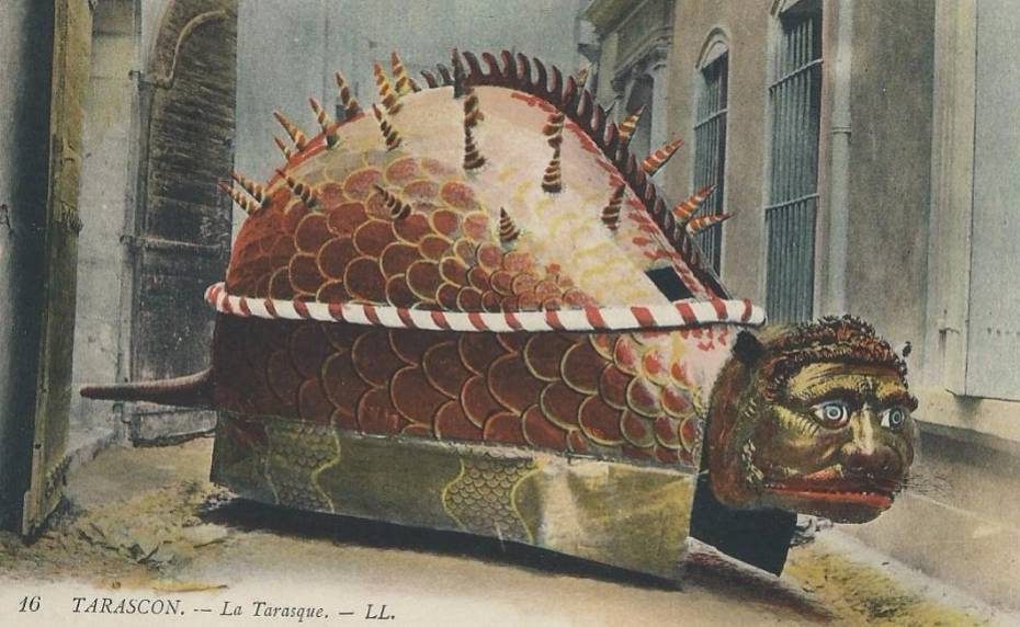 deep space daguerreotype: Procession de la Tarasque, Tarascon-sur-Rhône