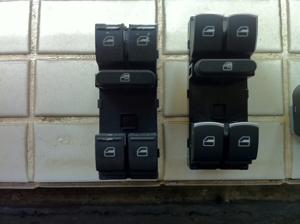 VW Golf Mk5 DIY: Replacing the window switches on a Golf Mk5