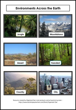 The Best of Teacher Entrepreneurs: FREE SCIENCE LESSON - “Environments ...