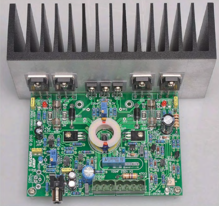 SC200 audio amplifier complete project, 200W audio amplifier
