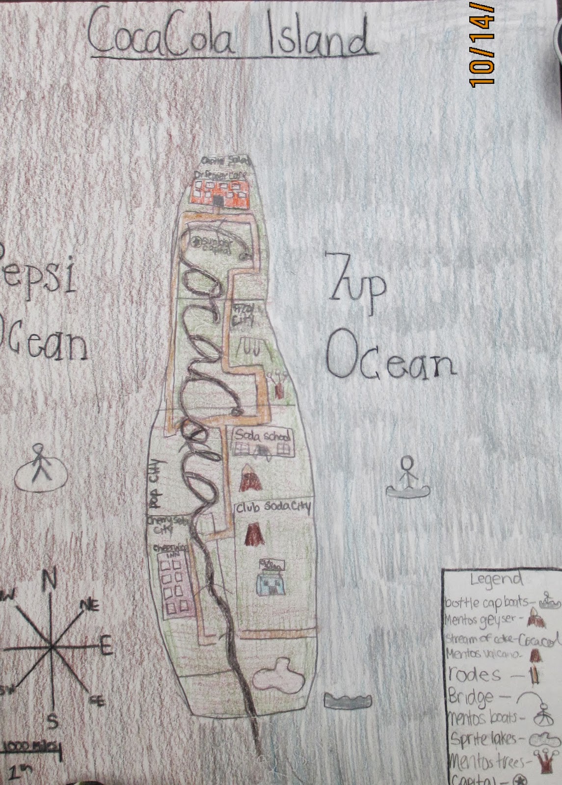 Mrs. Currie's Cool Class!: Island Map Project