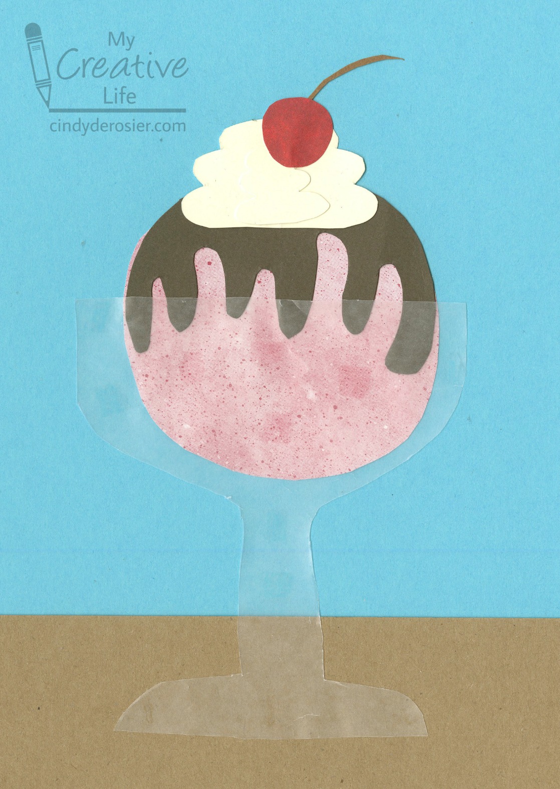 Cindy deRosier: My Creative Life: Ice Cream Sundae Craft