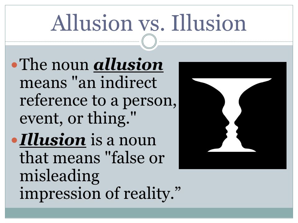 Allude Meaning