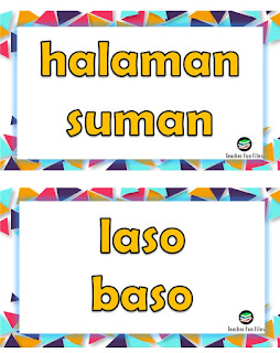 Teacher Fun Files: Mga Salitang Magkasingtunog Flashcards