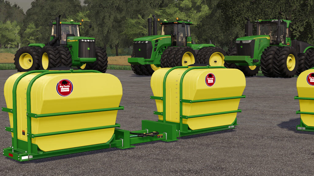 FS19 Big Turtle Saddle Tanks v1.0 - FS 19 & 22 USA Mods Collection