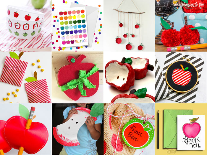 100 Apple Craft Ideas and Printables | i should be mopping the floor