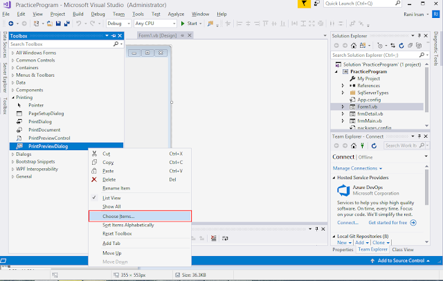 Adding ReportViewer Control ke Project VB.NET / C# in Visual Studio ...