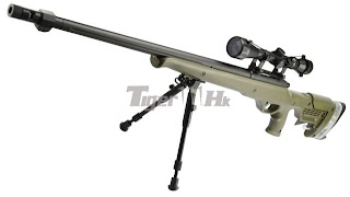 Airsoft Tiger111hk: WELL MB12D Sniper Rifle w/ Bipod & Scope(Olive Drab)