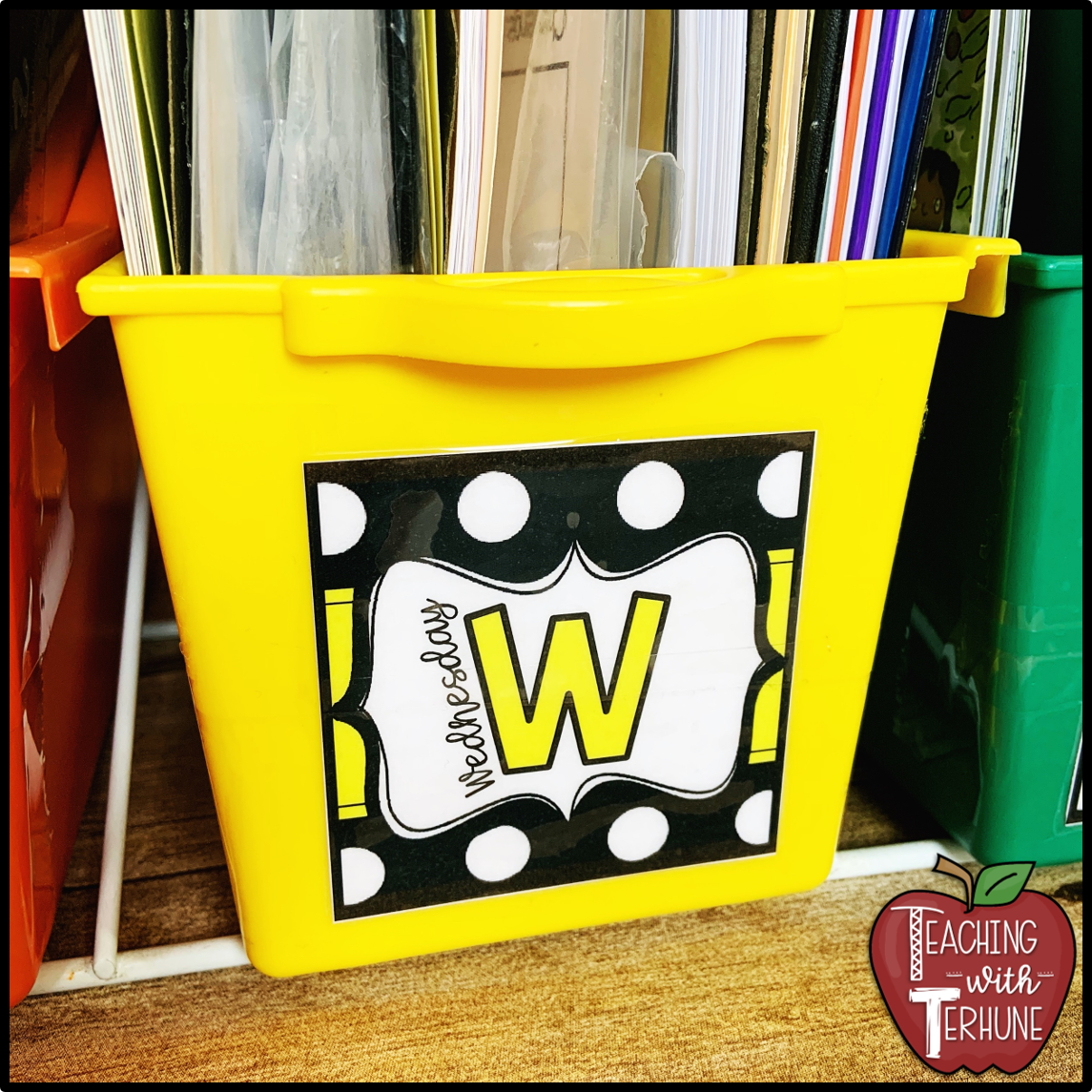 Teaching With Terhune: TOP 3 FAVORITE CLASSROOM ORGANIZATION BINS