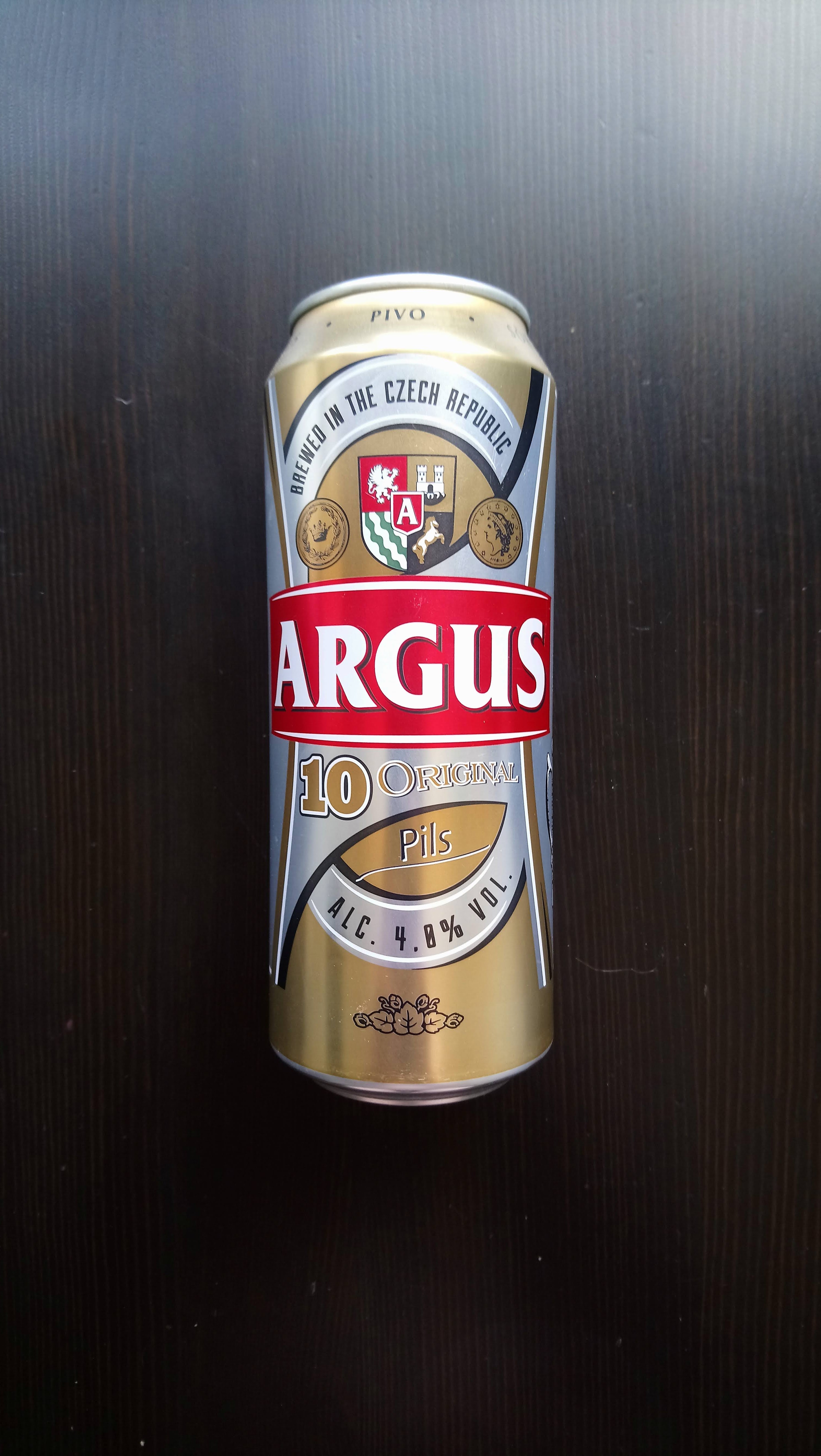 Collection of beer cans: Argus - 10 Original Pils