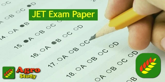 JET (Joint Entrance Test) Exam Paper