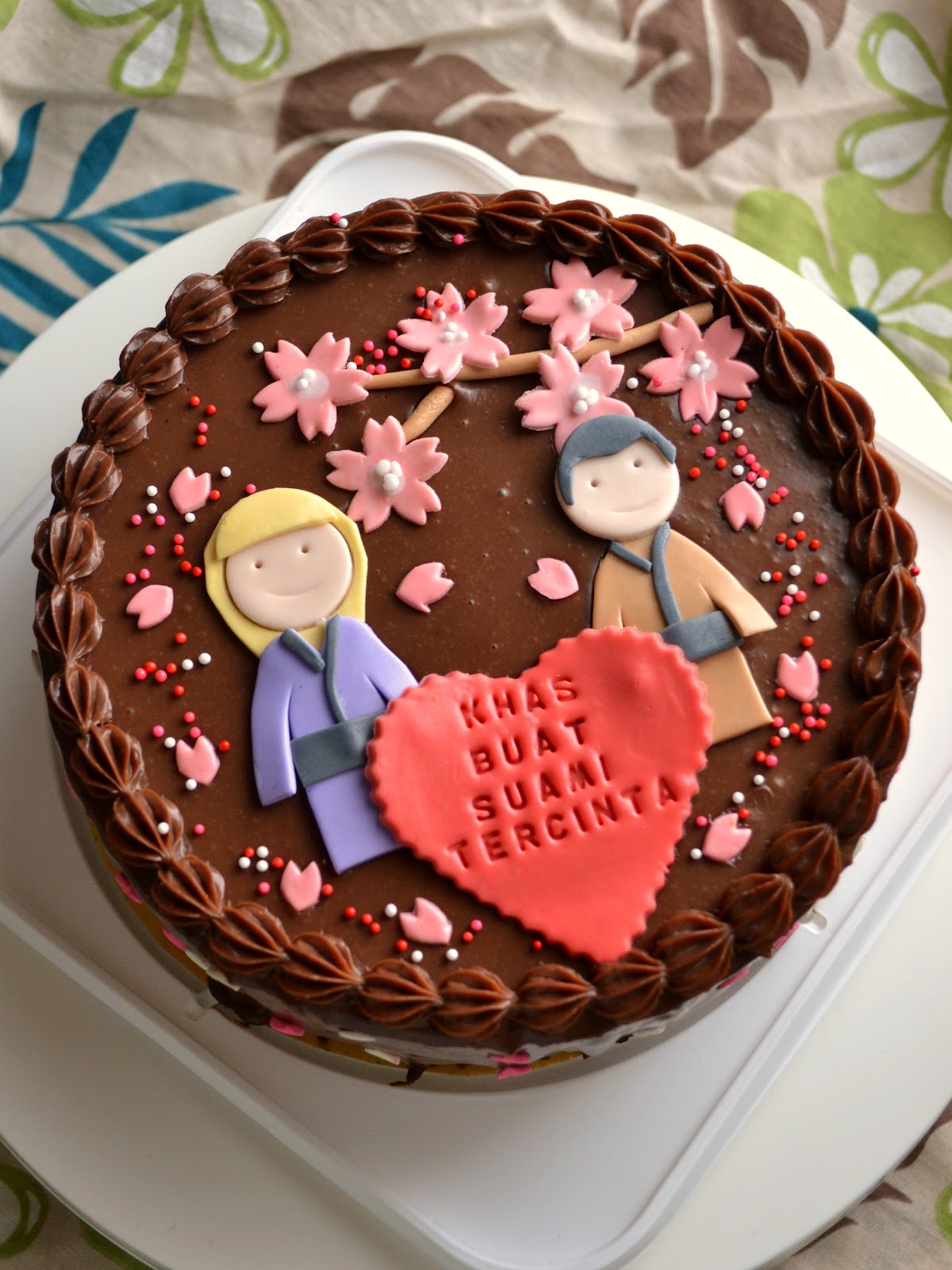 Juwita Fariz and Family: Kek Di Simple Homemade Cake