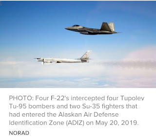 Henry LIVE : Two pairs of F-22 fighter jets ( RUSSIAN), each with an E ...